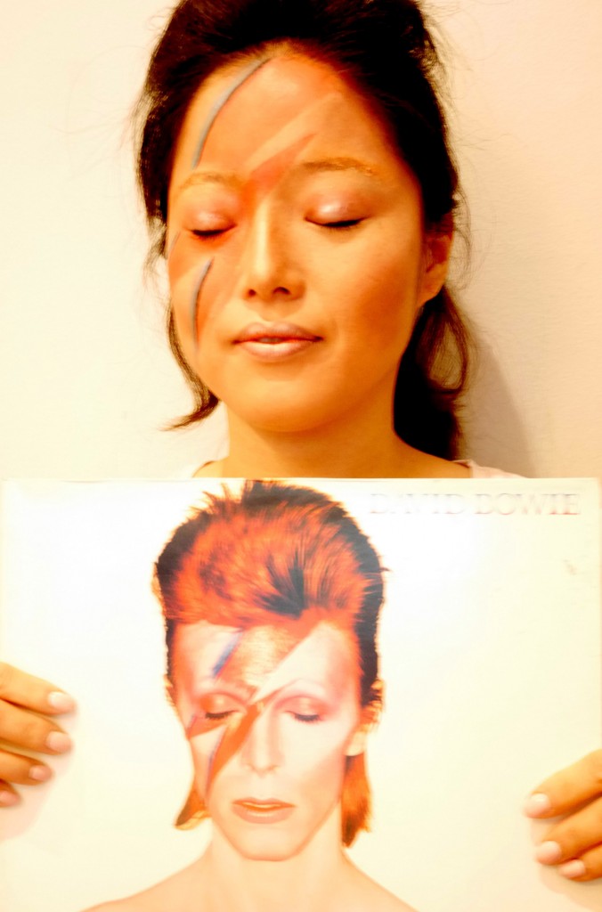 David Bowie tribute makeup “Aladdin Sane” | IMUA